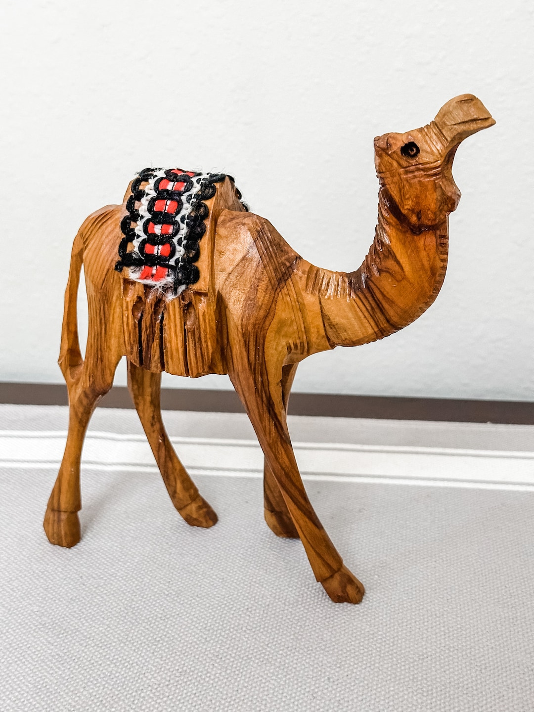 Hand Carved Wooden Camel, Nativity Camel Figurine - Etsy
