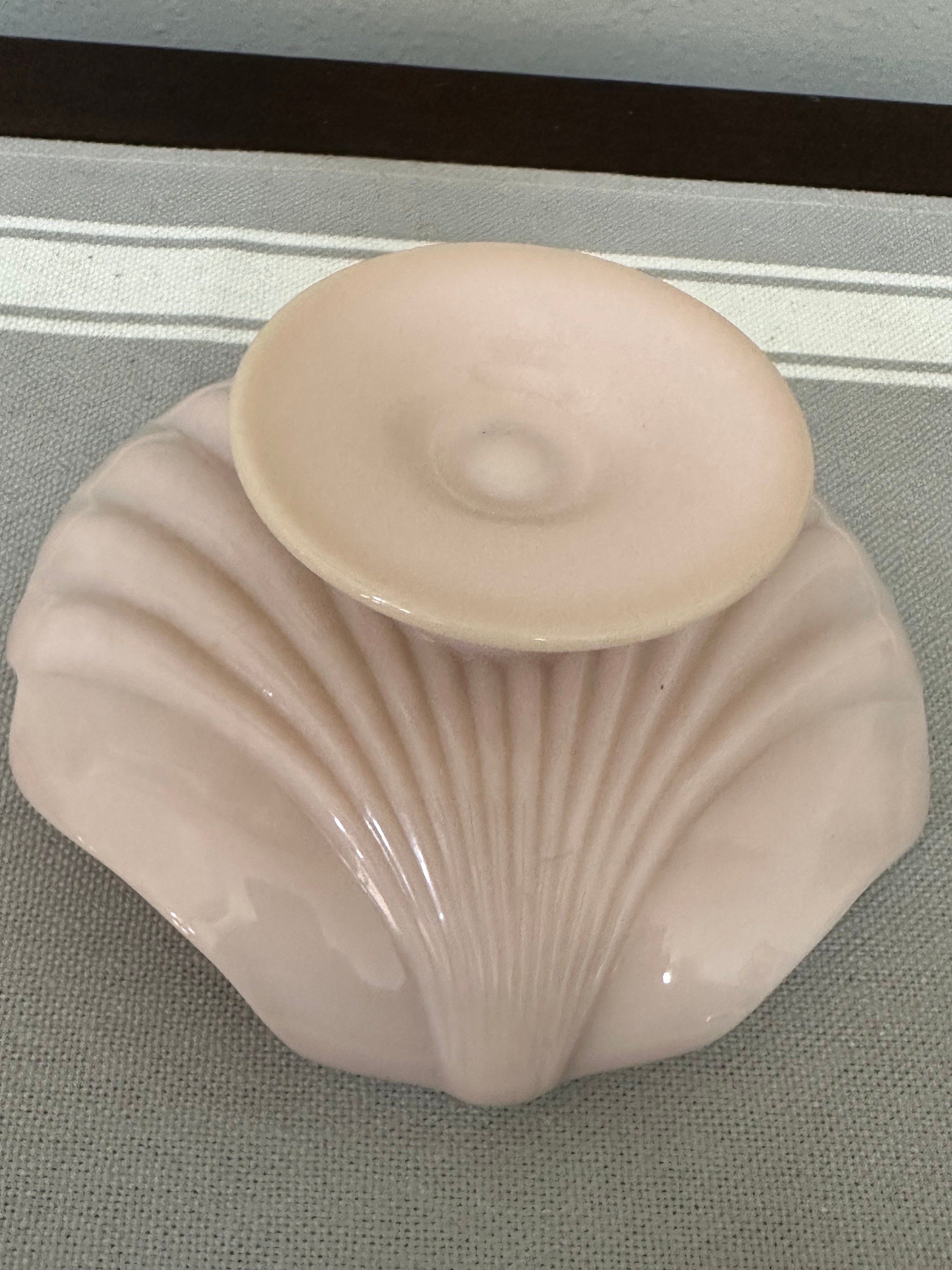 Pink Sea Shell Decor, Seashell Crown Tuscan by Cambridge, Vintage Light ...