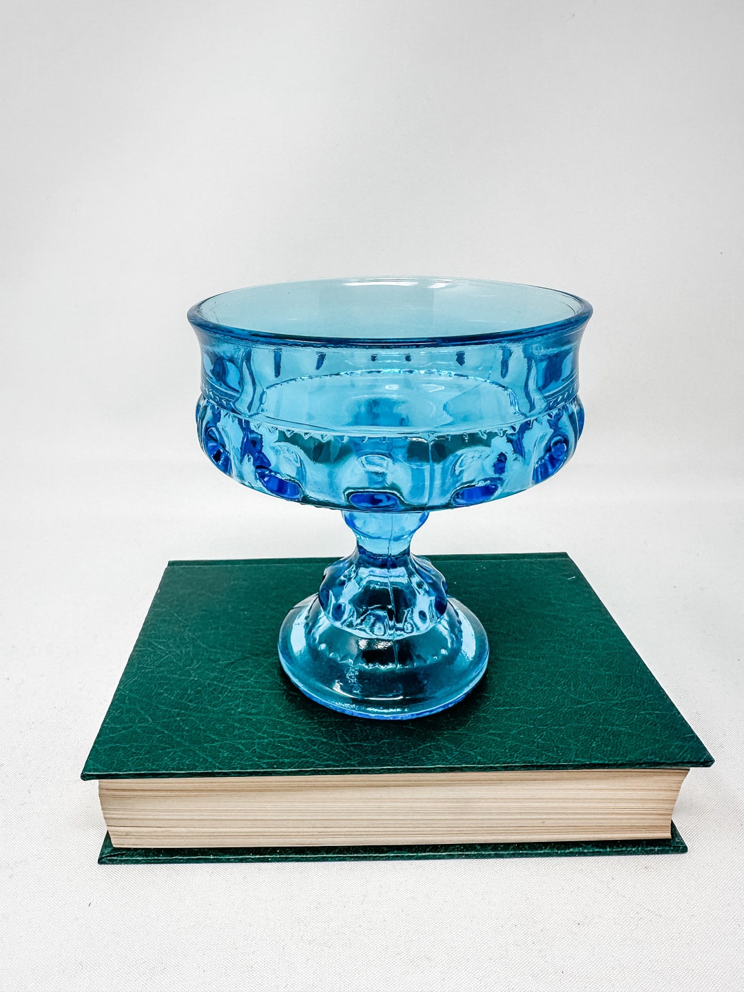 Kings Crown Compote Candy Dish Small Trinket Pedestal Bowl - Etsy