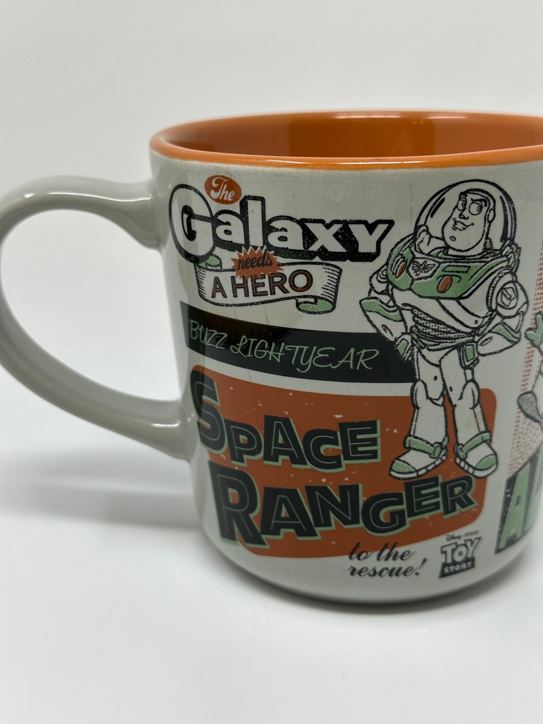 Buzz Lightyear Vintage Disney Mug, Disney World Coffee Cup, Galaxy Hero ...