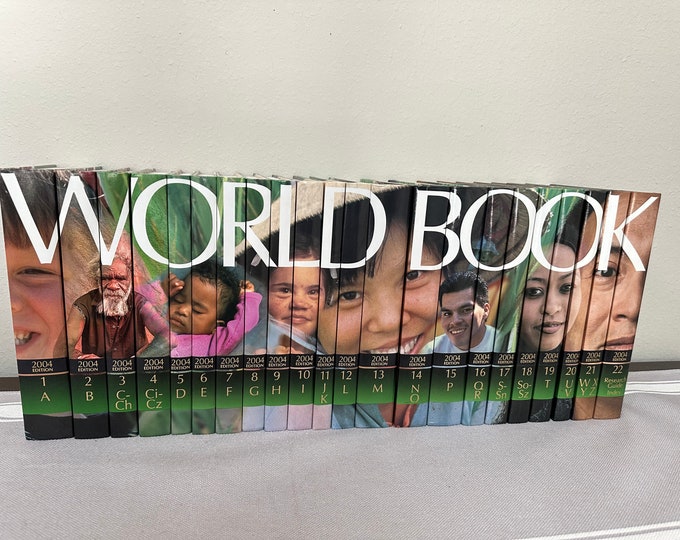 Complete Set 2004 World Book Encyclopedia, Vintage Gorgeous People of ...