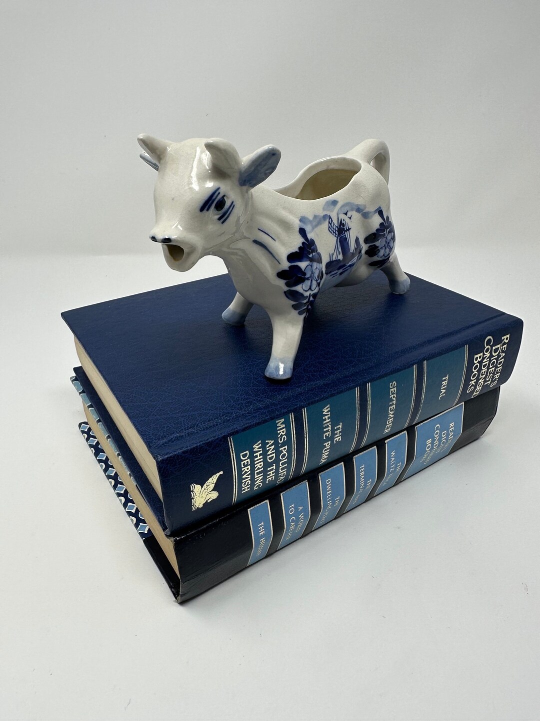 Blue and White Delft Cow, Vintage Cow Creamer Kitchen Decor - Etsy