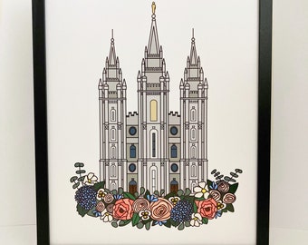 I Love to See the Temple Salt Lake City Utah Temple Instant Digital ...