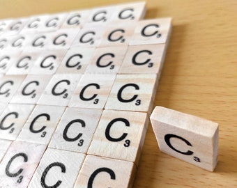 Scrabble C Tiles - Etsy