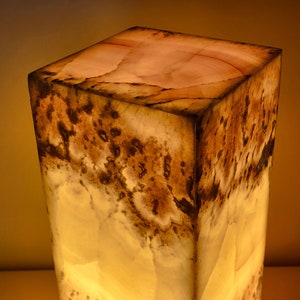 Ambient Onyx Table Lamp / Stone Lamp / Nightstand Lamp 16 - Etsy