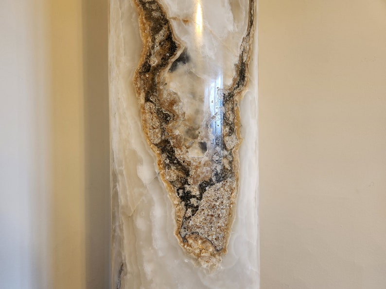 Onyx Column Lamp / Stone Lamp / Floor Lamp 40" - Etsy