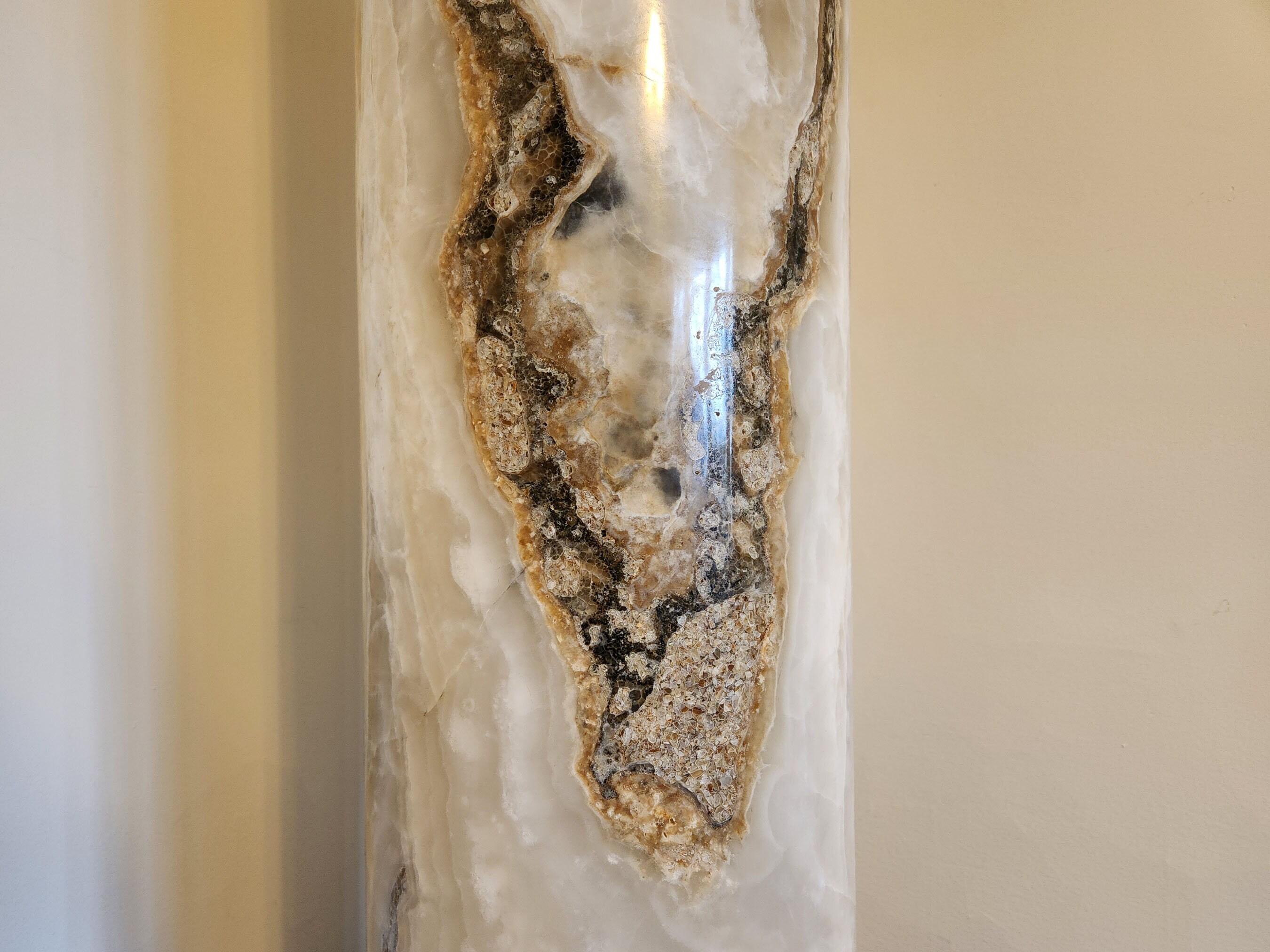 Onyx Column Lamp / Stone Lamp / Floor Lamp 40" - Etsy