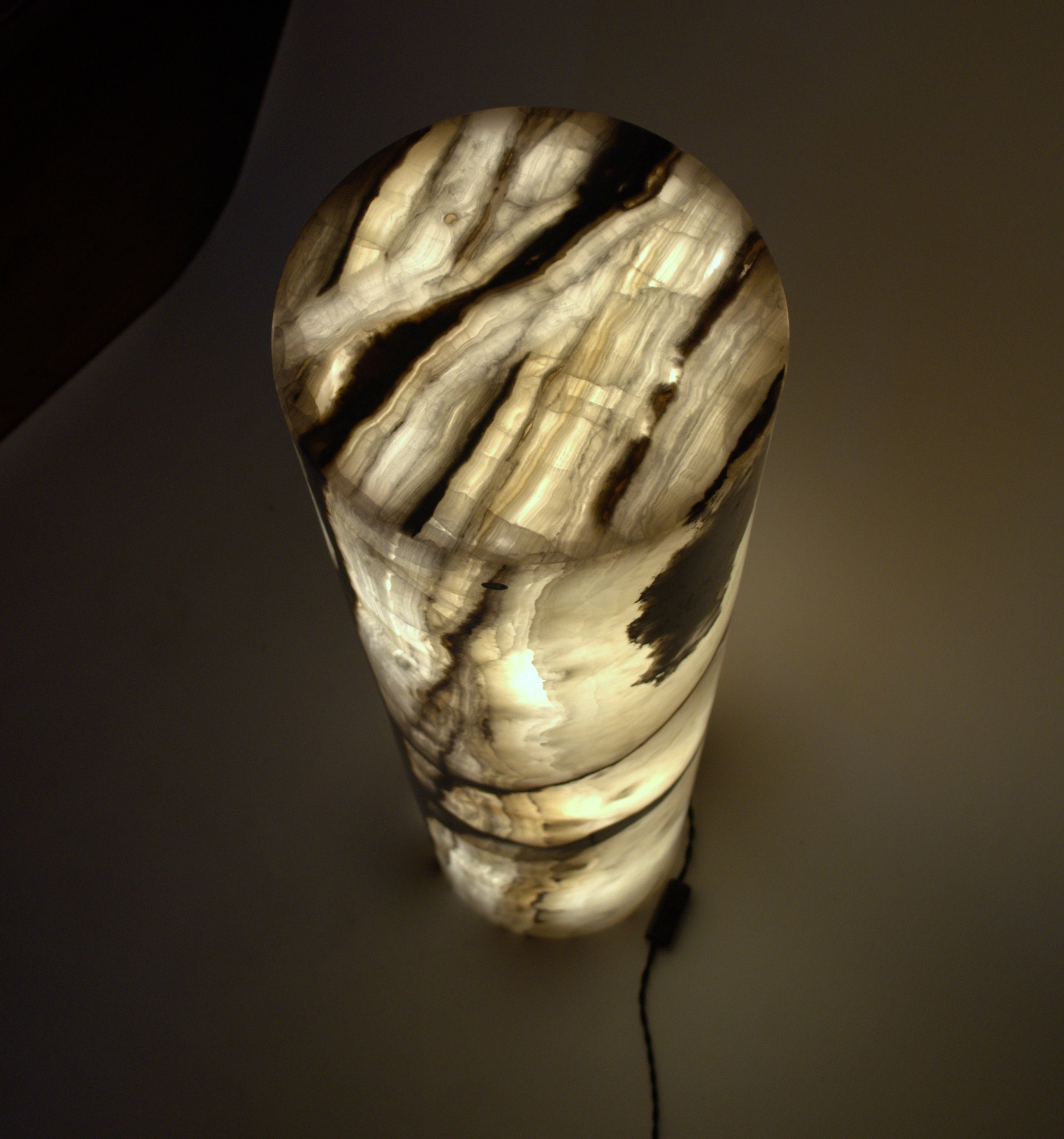 Onyx Column Lamp / Stone Lamp / Floor Lamp 40 - Etsy