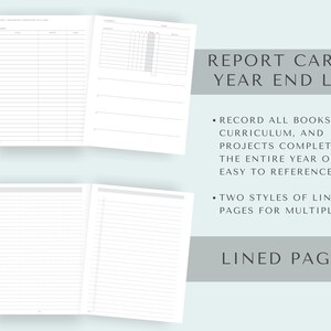 Printable Homeschool Planner Bundle - Modern and Minimalist Homeschool ...