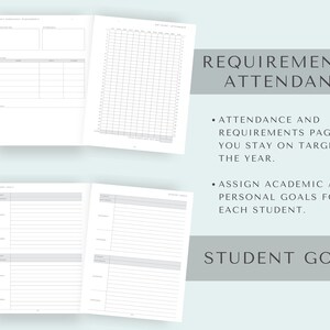 Printable Homeschool Planner Bundle - Modern and Minimalist Homeschool ...