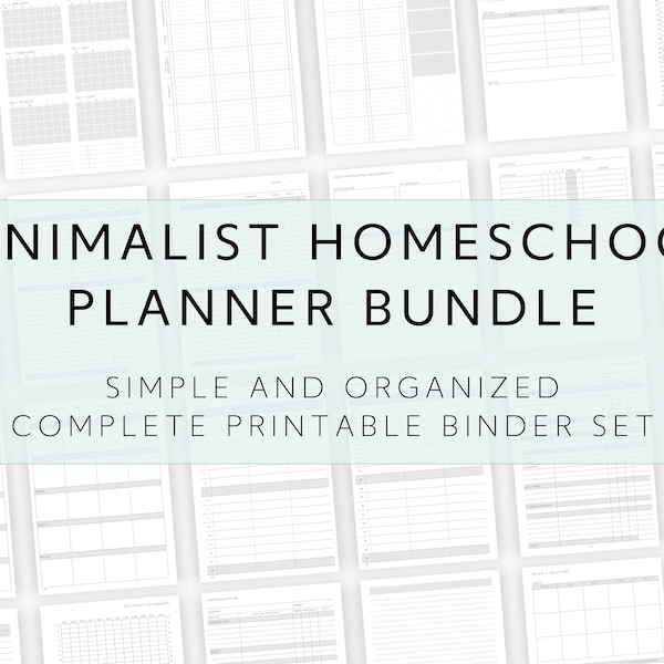 Homeschool Planner - Etsy