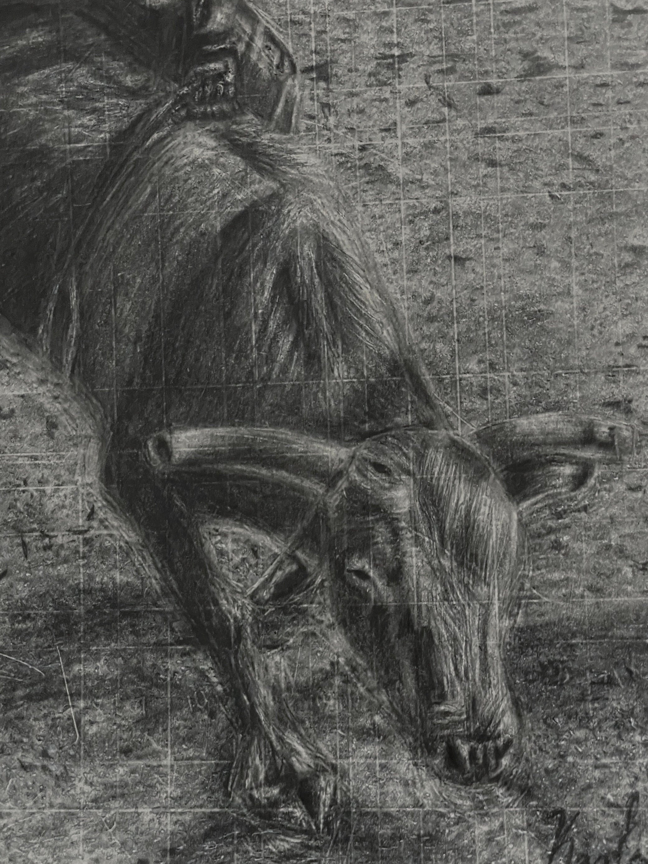 Bull Rider Drawing. Pencil Drawing. Bull Drawing - Etsy