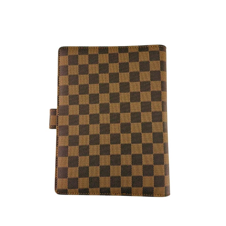 A5 Checkered Agenda Binder - Black and Brown - Gift for Her - Etsy