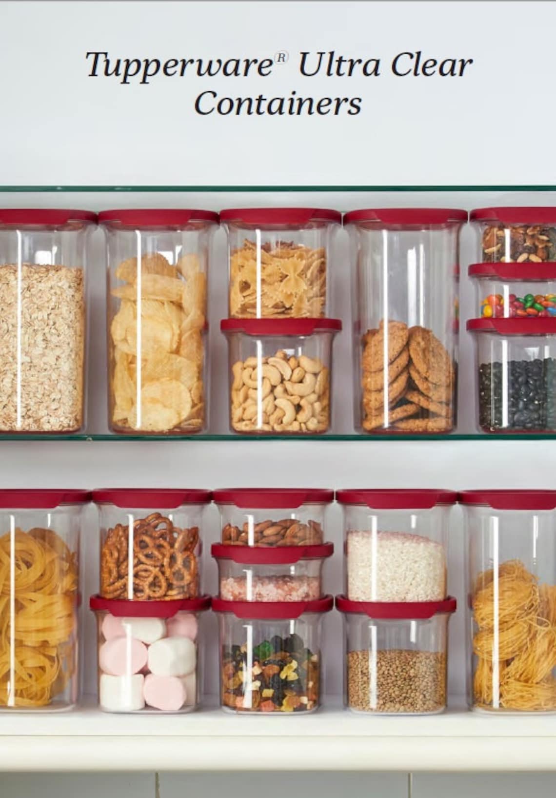 Limited Time Tupperware Ultra Clear Containers 7-pc. Set Premium Look ...