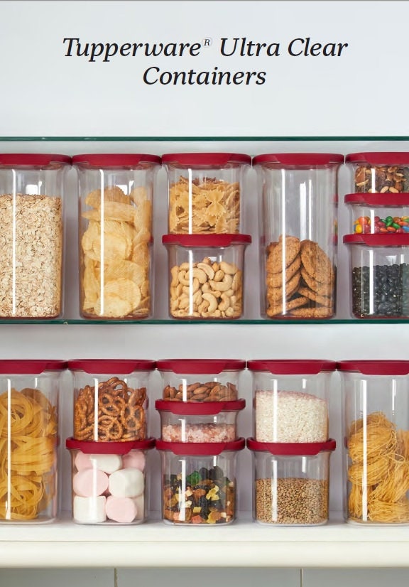 Limited Time Tupperware Ultra Clear Containers 7-pc. Set Premium Look ...