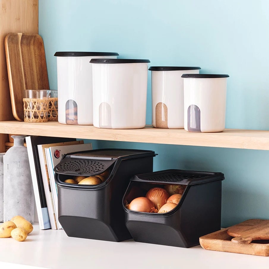 Limited Time Special Tupperware Onion & Garlic Smart Container - Etsy