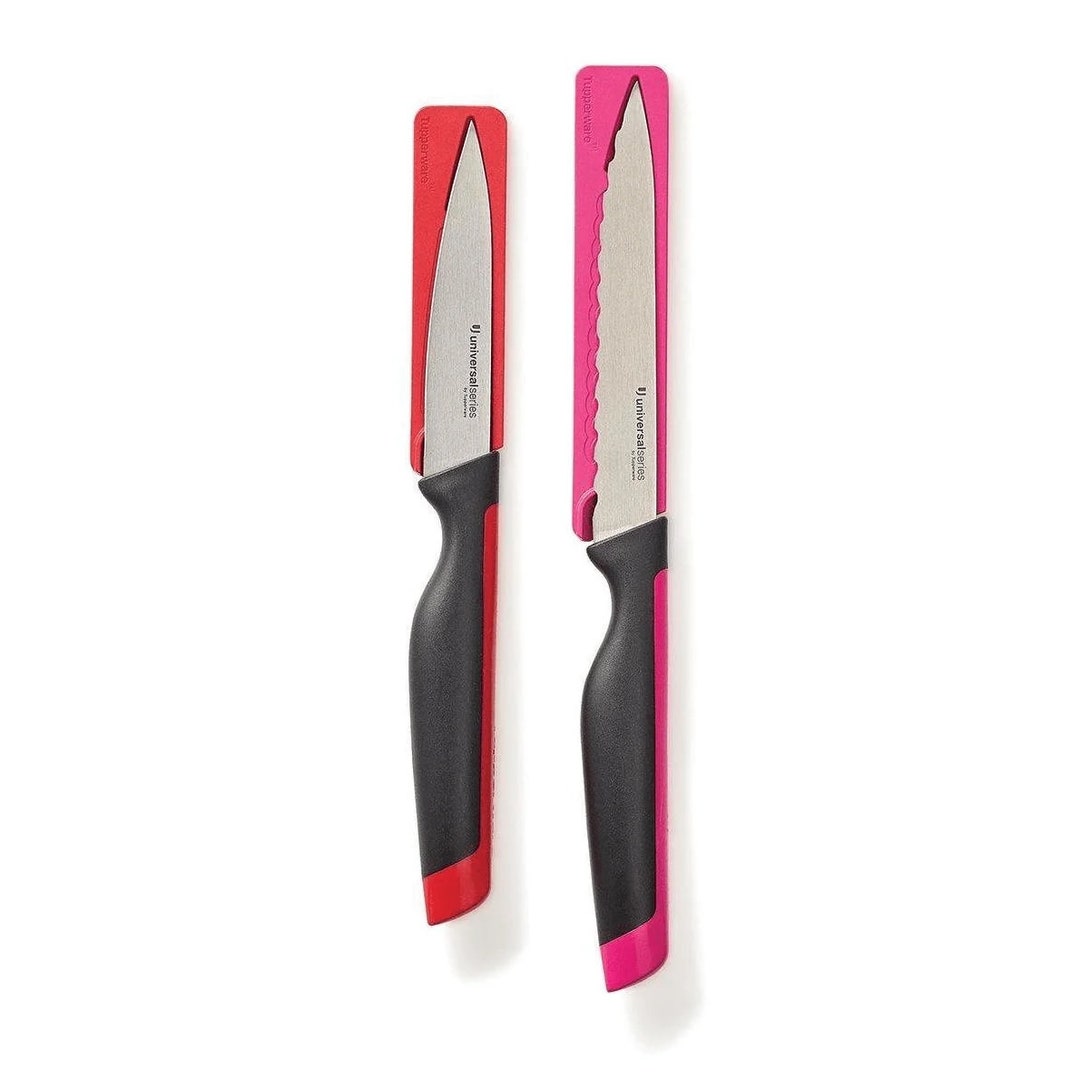 Tupperware Universal Series Knives Serrated and Utility Knife Set - Etsy