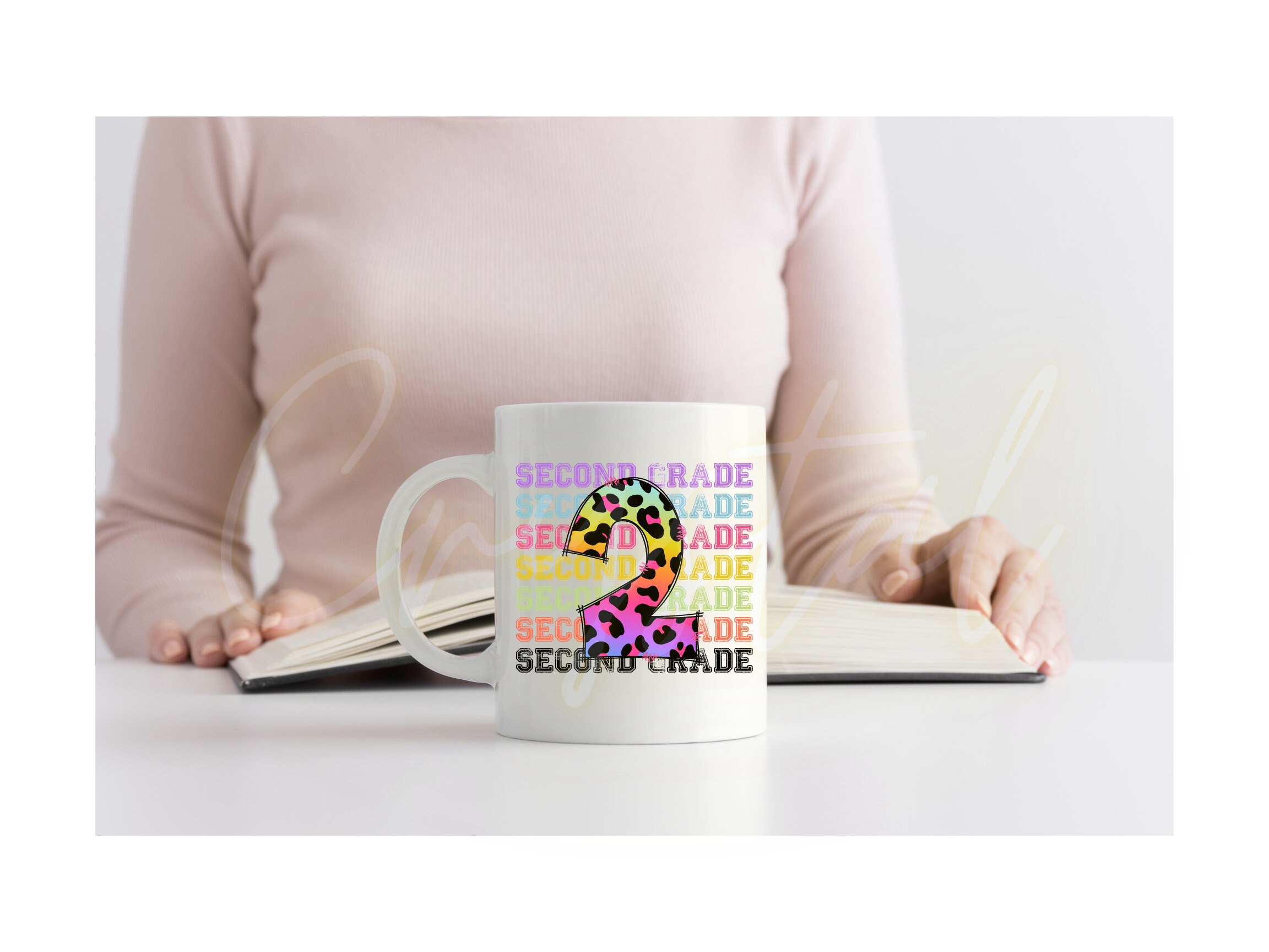Rainbow Leopard 2nd Grade School Design Second Grade PNG 2nd Grade ...
