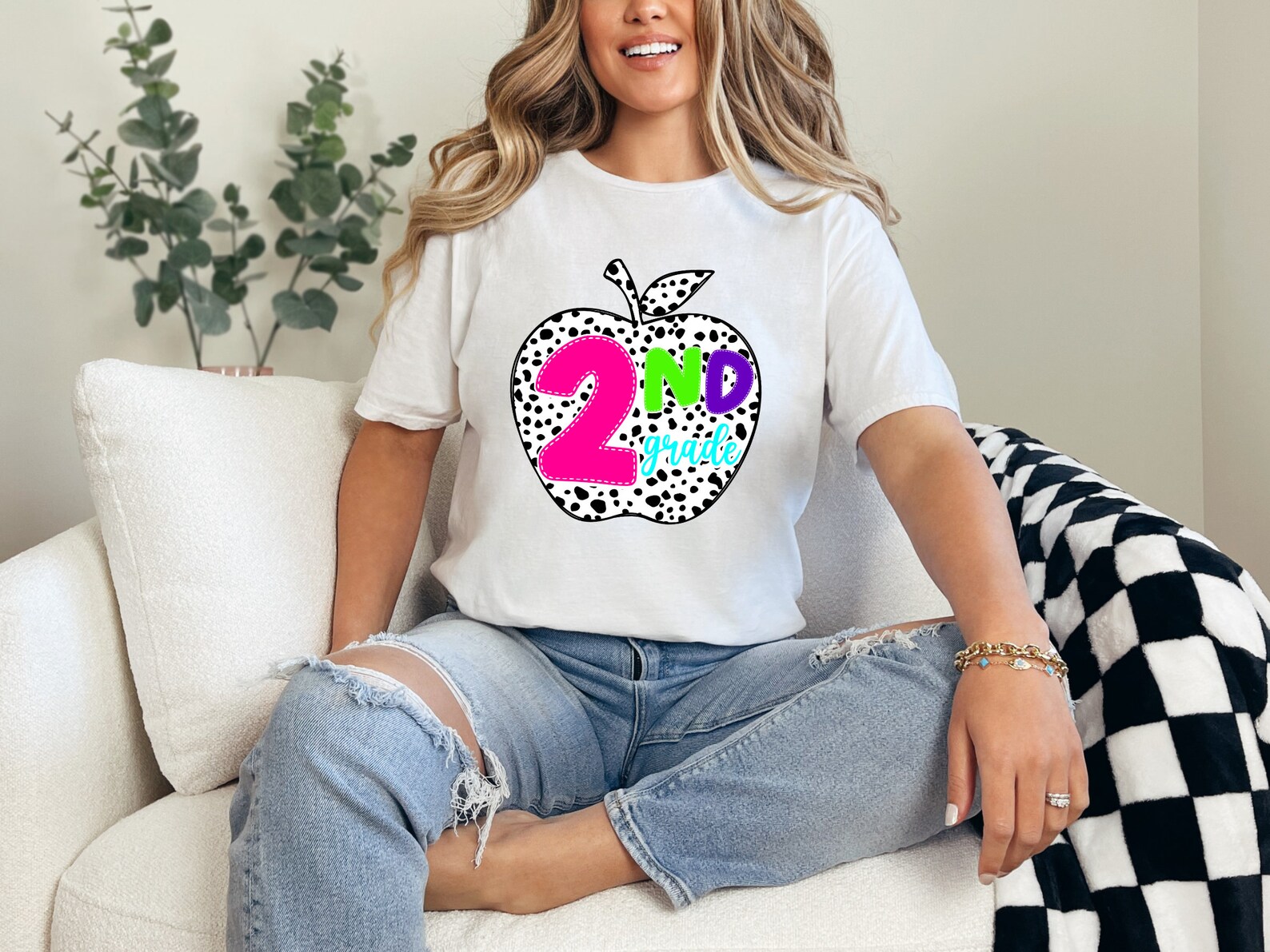 Dalmatian Apple 2nd Grade PNG - Back to School Design (digital Download ...