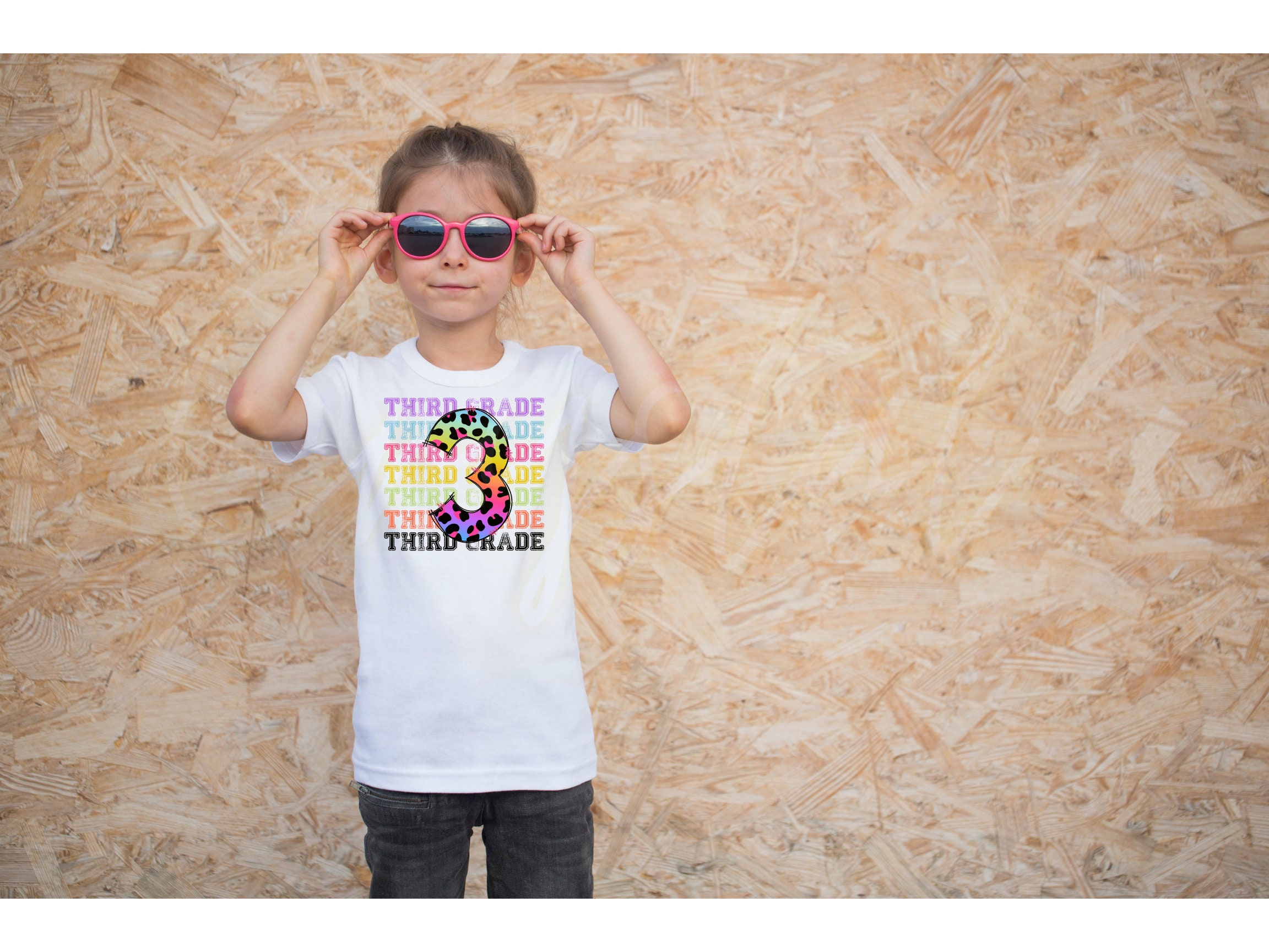 Rainbow Leopard 3rd Grade School Design Third Grade PNG 3rd Grade ...