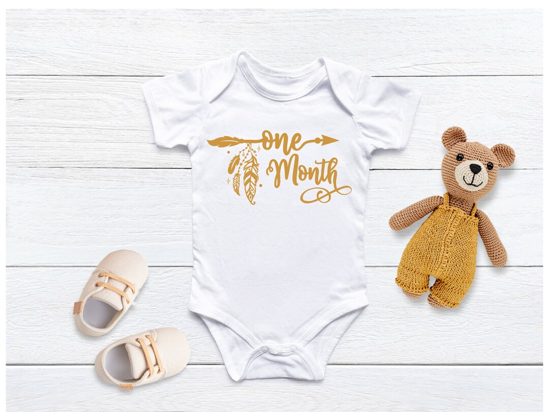 Boho Baby Monthly Milestones SVG PNG Bundle: DIY Designs (digital ...