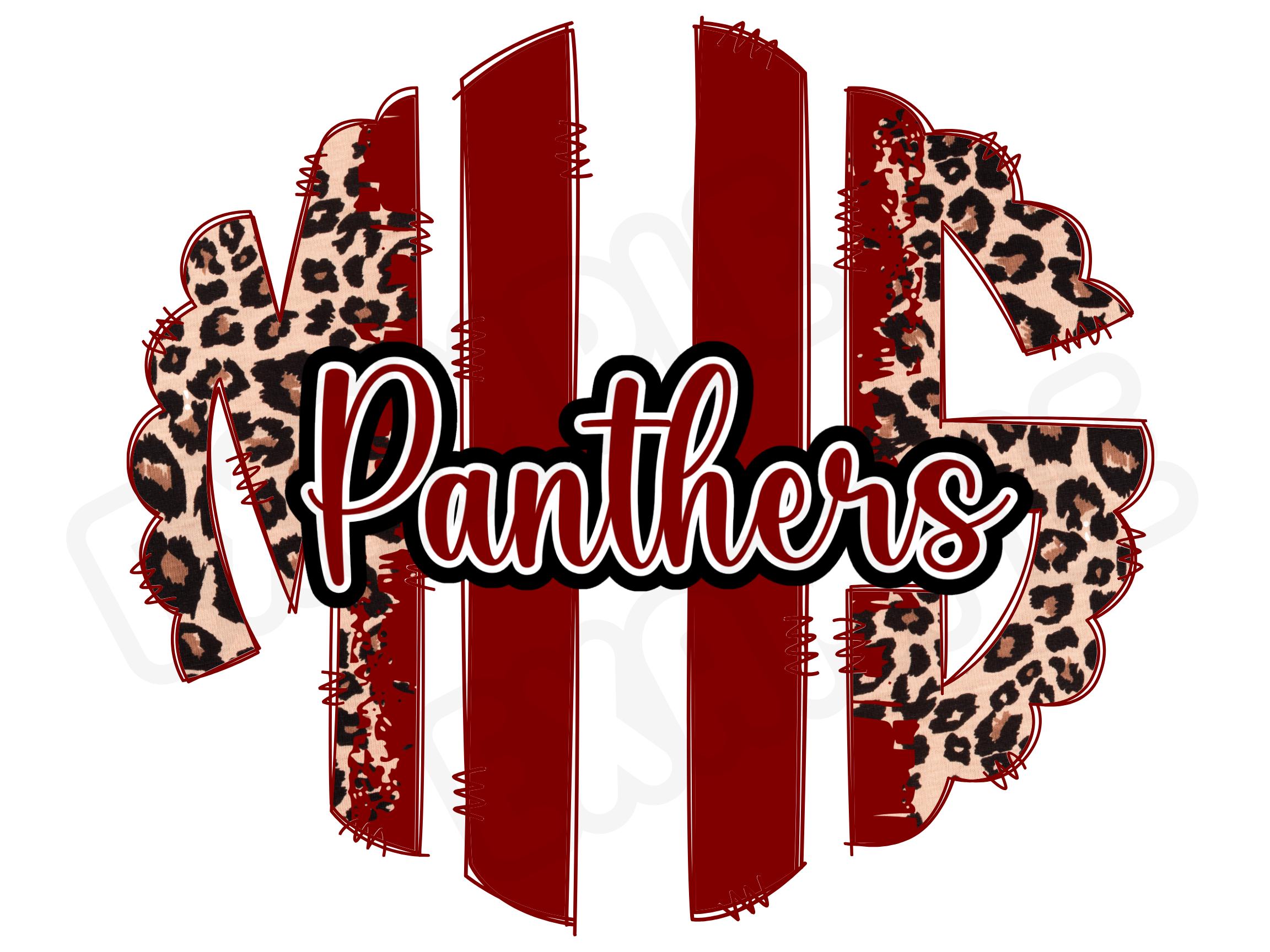 Custom School Spirit Monogram: Personalized Team Design (digital ...