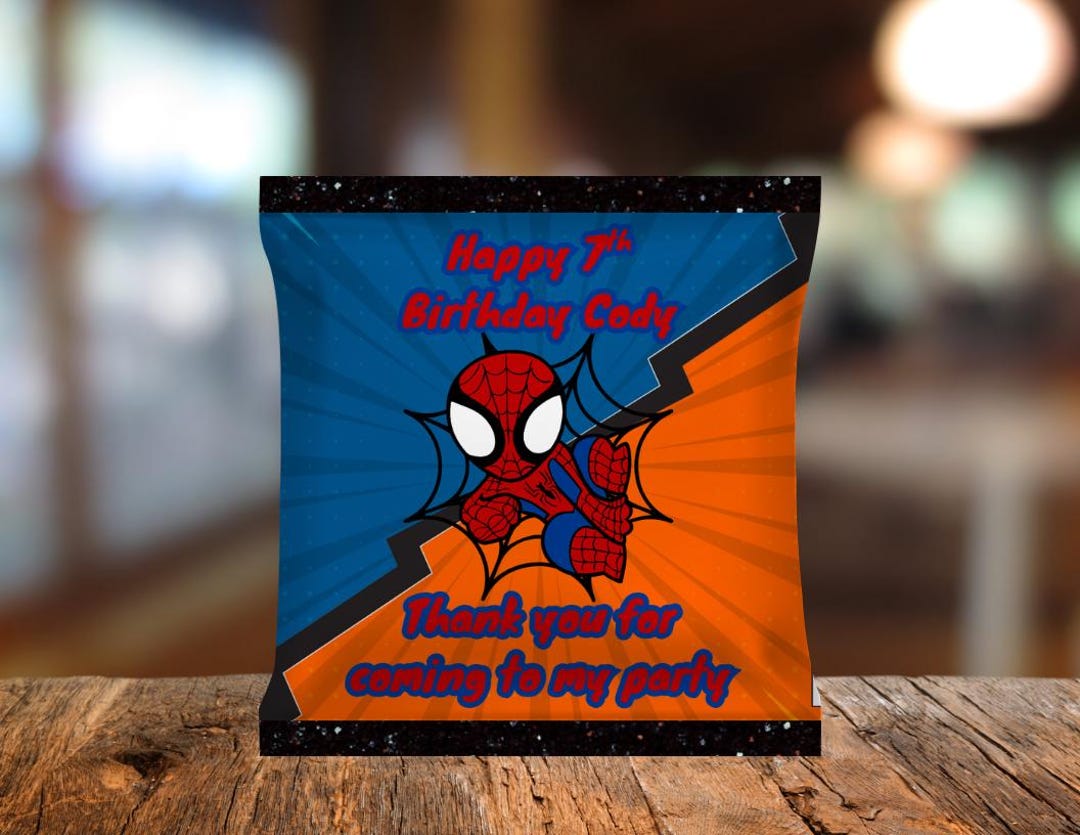 Custom Baby Spidey Mini Haribo Packets, 16 Haribo Packet, Spider-man ...