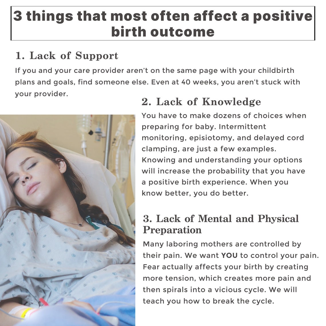 Childbirth Education Course/ Everything You Need to Know for Labor and ...