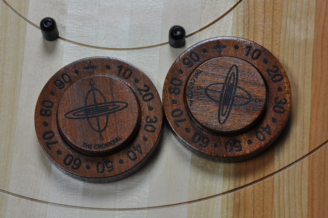 The Crokidial A New Way to Keep Score When Playing Crokinole - Etsy