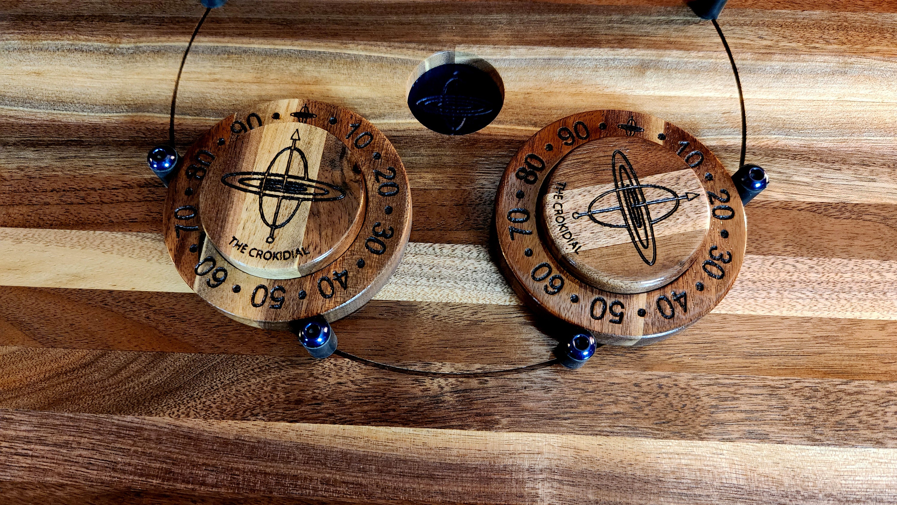 Crokinole Board "galileo" Solid Walnut Hardwood Great Gift for ...