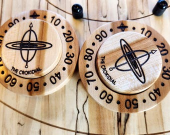 The Crokidial Scorekeeper - Cherry and Maple Great Father's Day Gift - Etsy