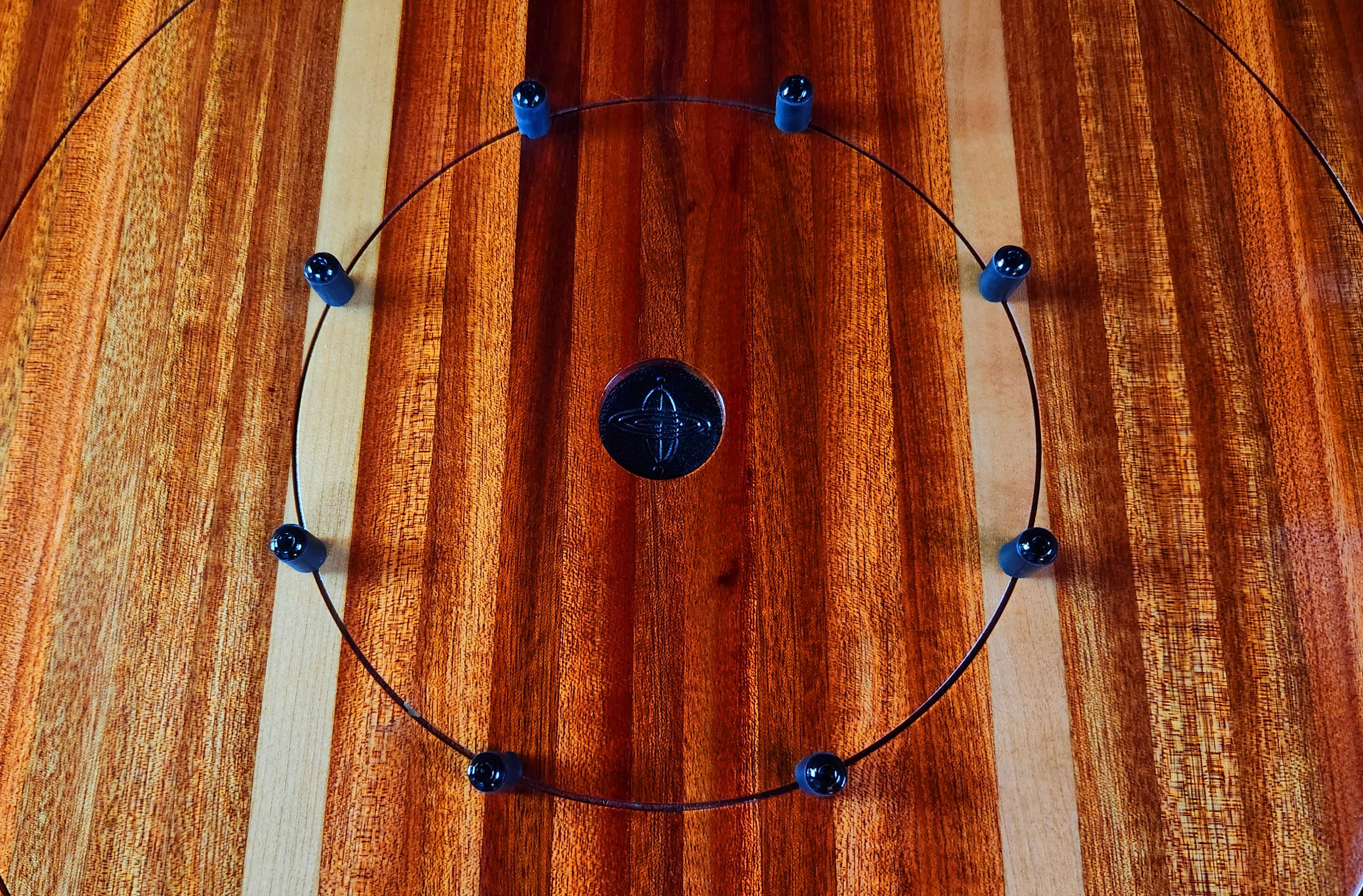 Crokinole Board "ares" Solid Bloodwood and Cherry Deck Great Gift for ...