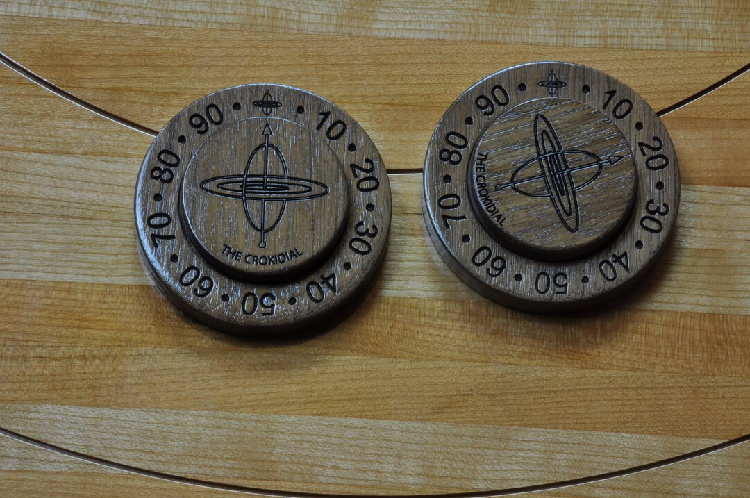 The Crokidial Scorekeeper - All Walnut Great Gift - Etsy