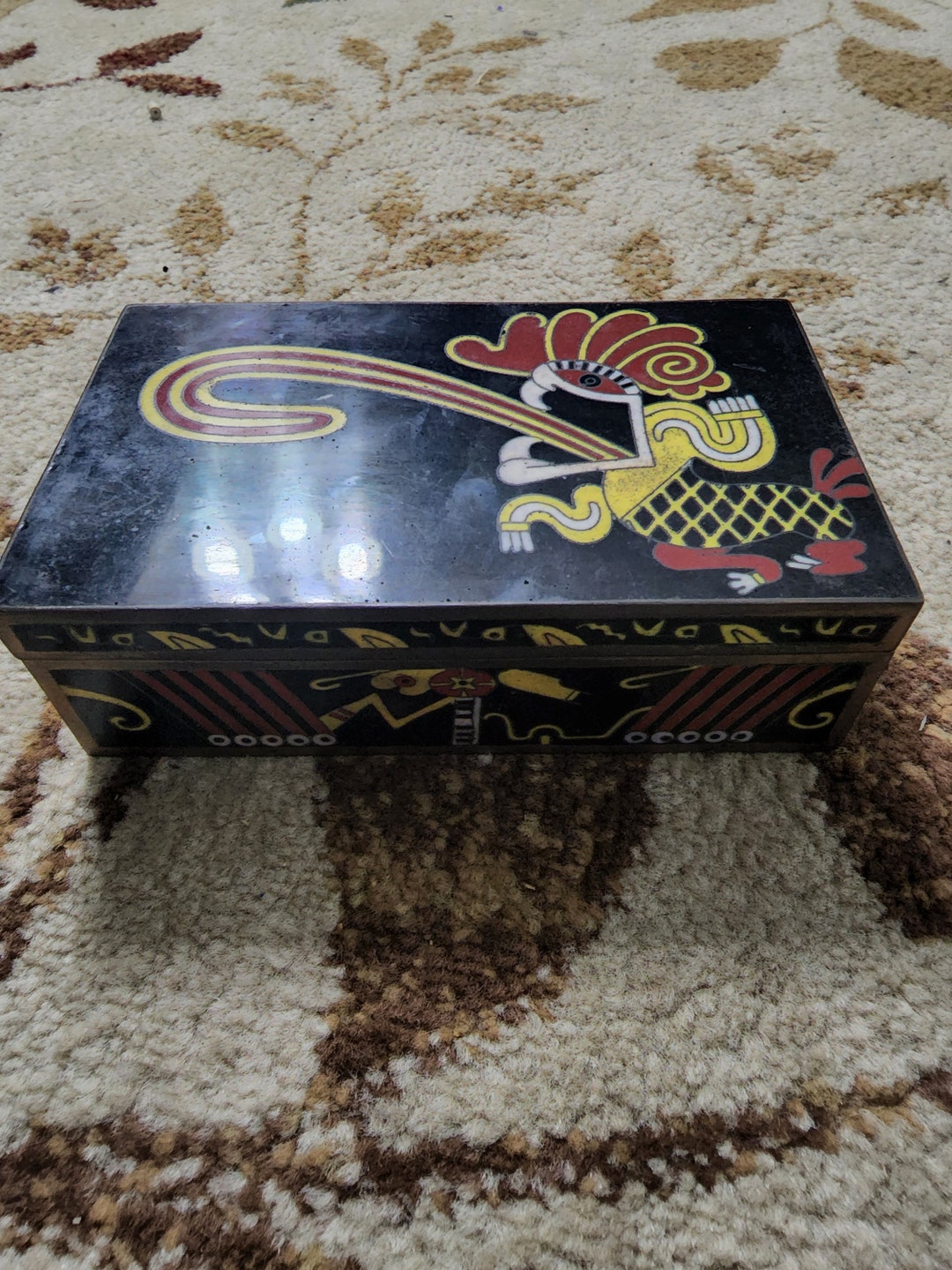 Vintage Heavy Metal Box - Etsy