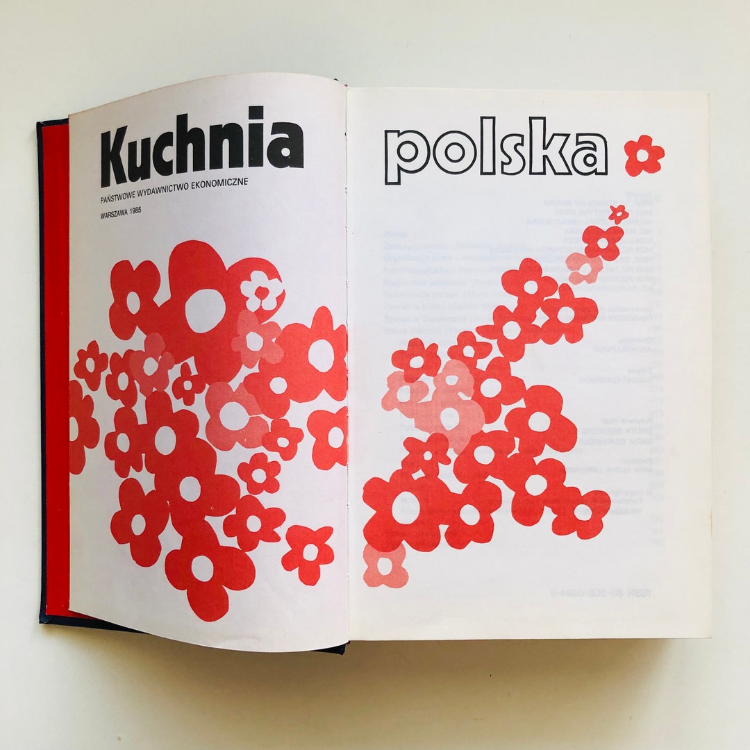 LIKE NEW Unique 1985 Old Polish Book Cuisine Vegetables Meat Homecooked ...