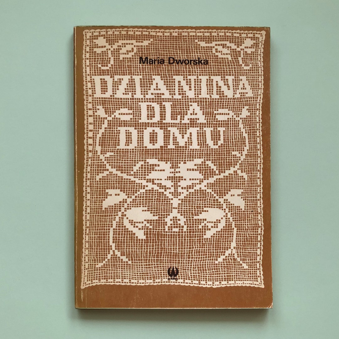 Unique 1981 Old Polish Book Design Rare Vintage Sewing Needlework ...