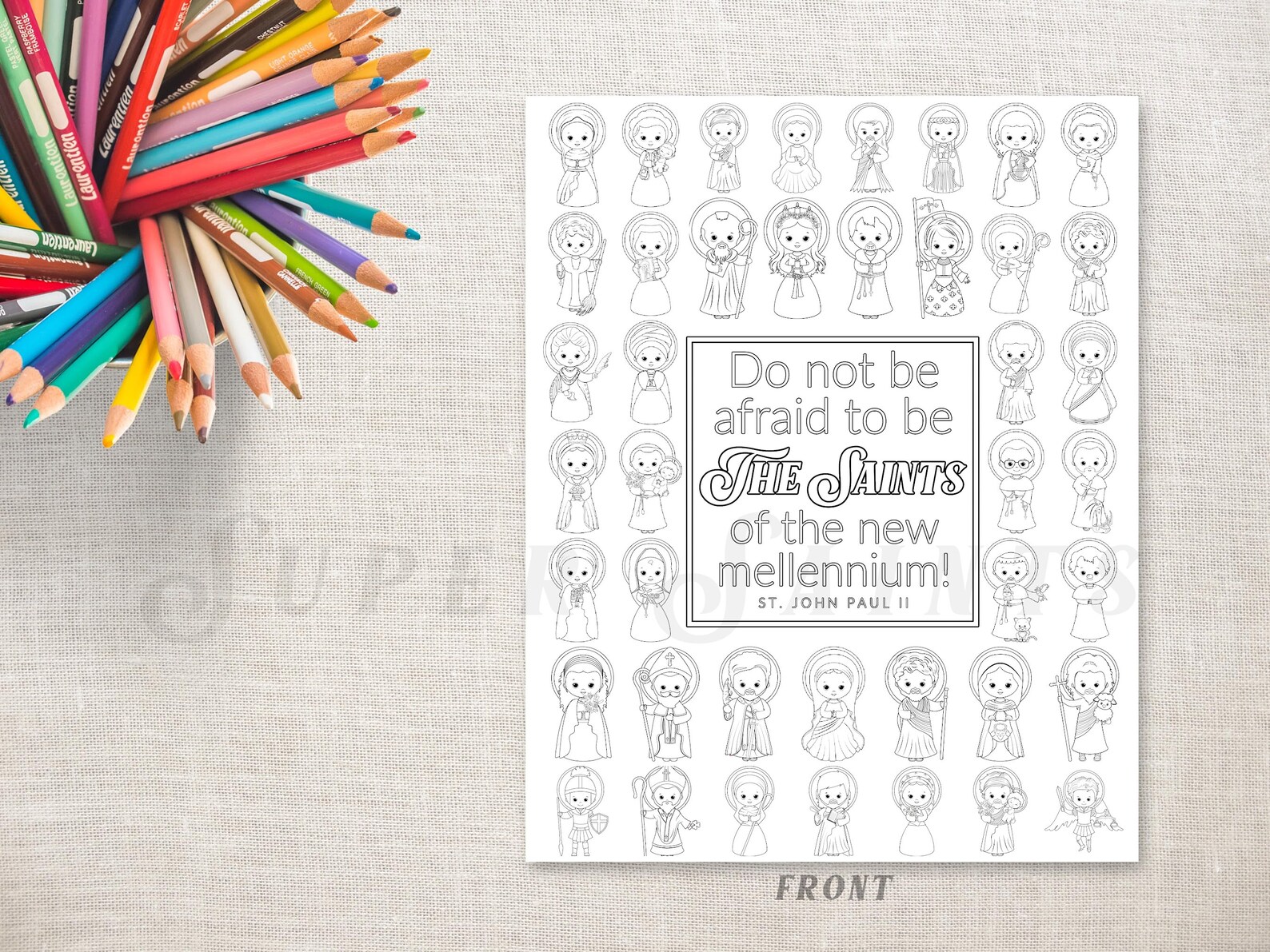 DIGITAL All Saints Party Pack | Paper Costumes, Gift Tags, Coloring ...