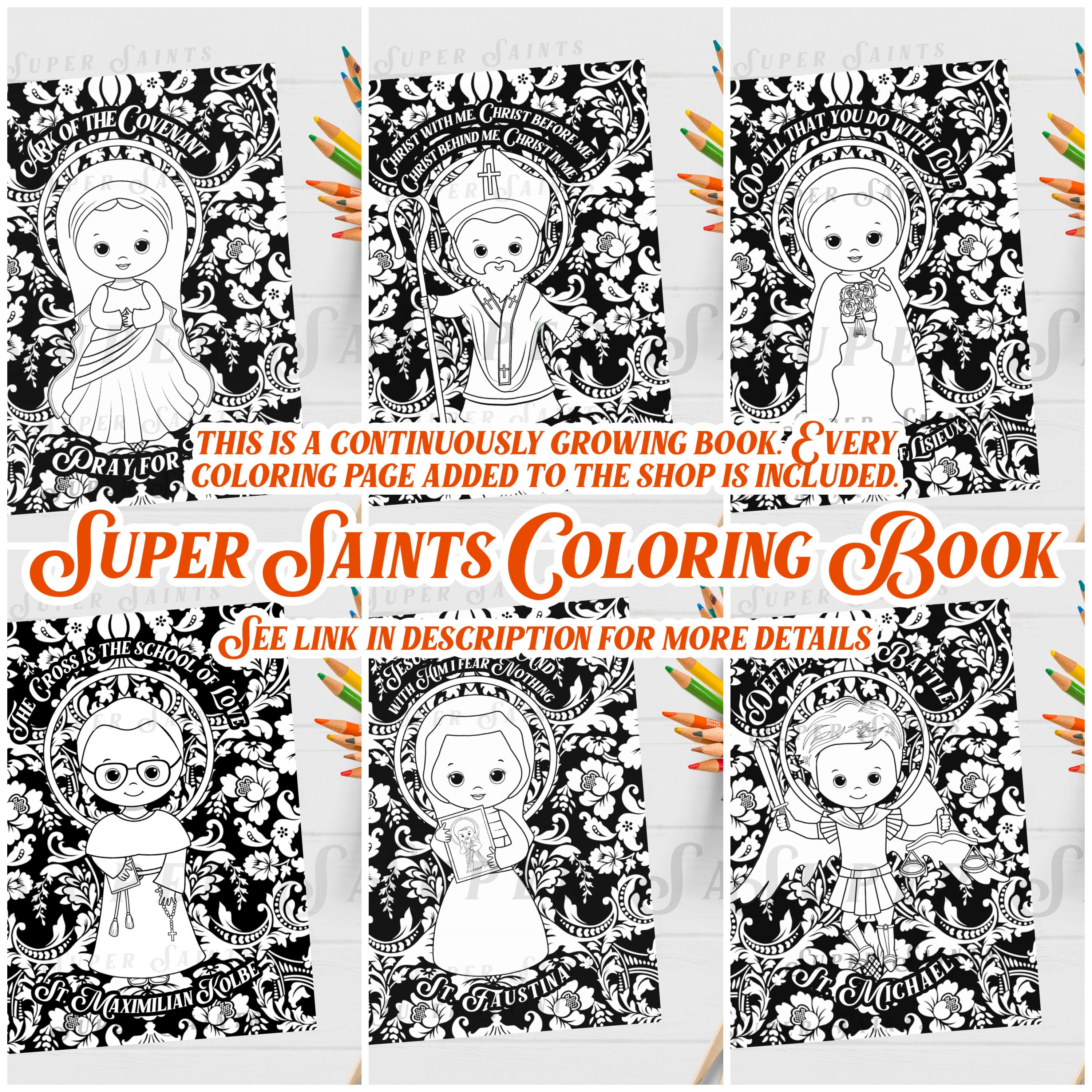 St. Martin De Porres Coloring Page | Catholic Coloring Page for Kids ...