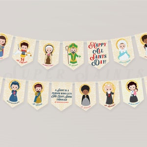 DIGITAL All Saints Party Pack | Paper Costumes, Gift Tags, Coloring ...