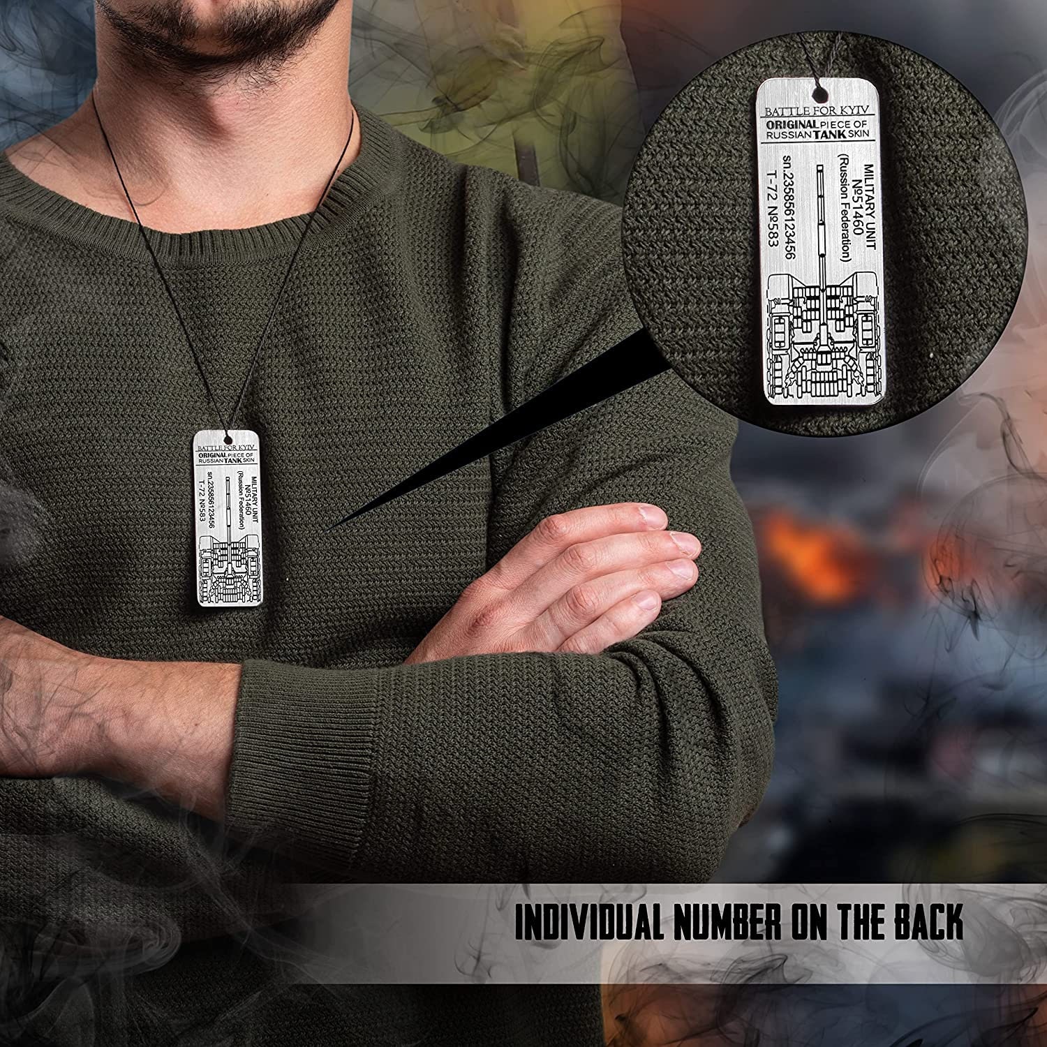 Piece of Russian Tank Genuine Tank Skin Key Tag Keychain Tag - Etsy Canada