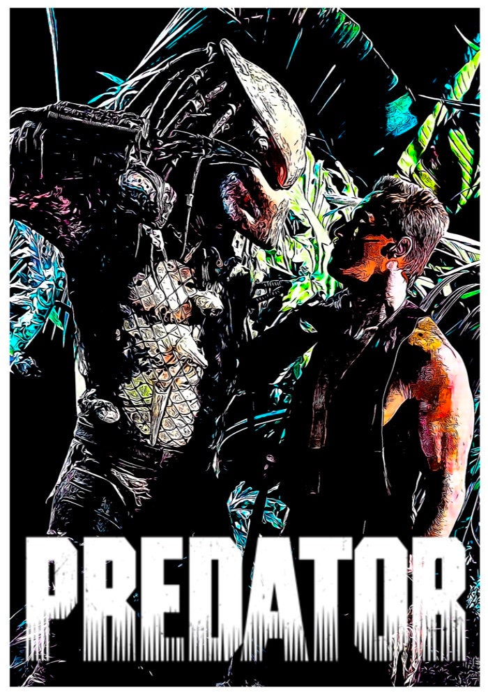 Predator Movie Poster | Predator Movie Art Print | Alternative Film ...