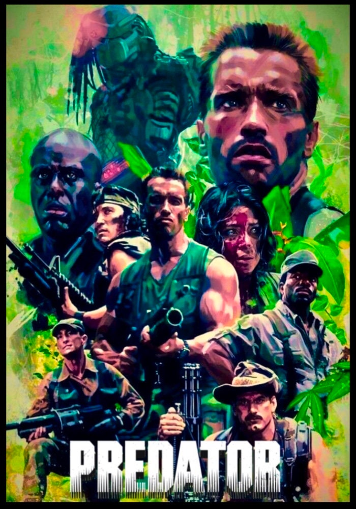 Predator Movie Poster | Predator Movie Art Print | Alternative Film ...