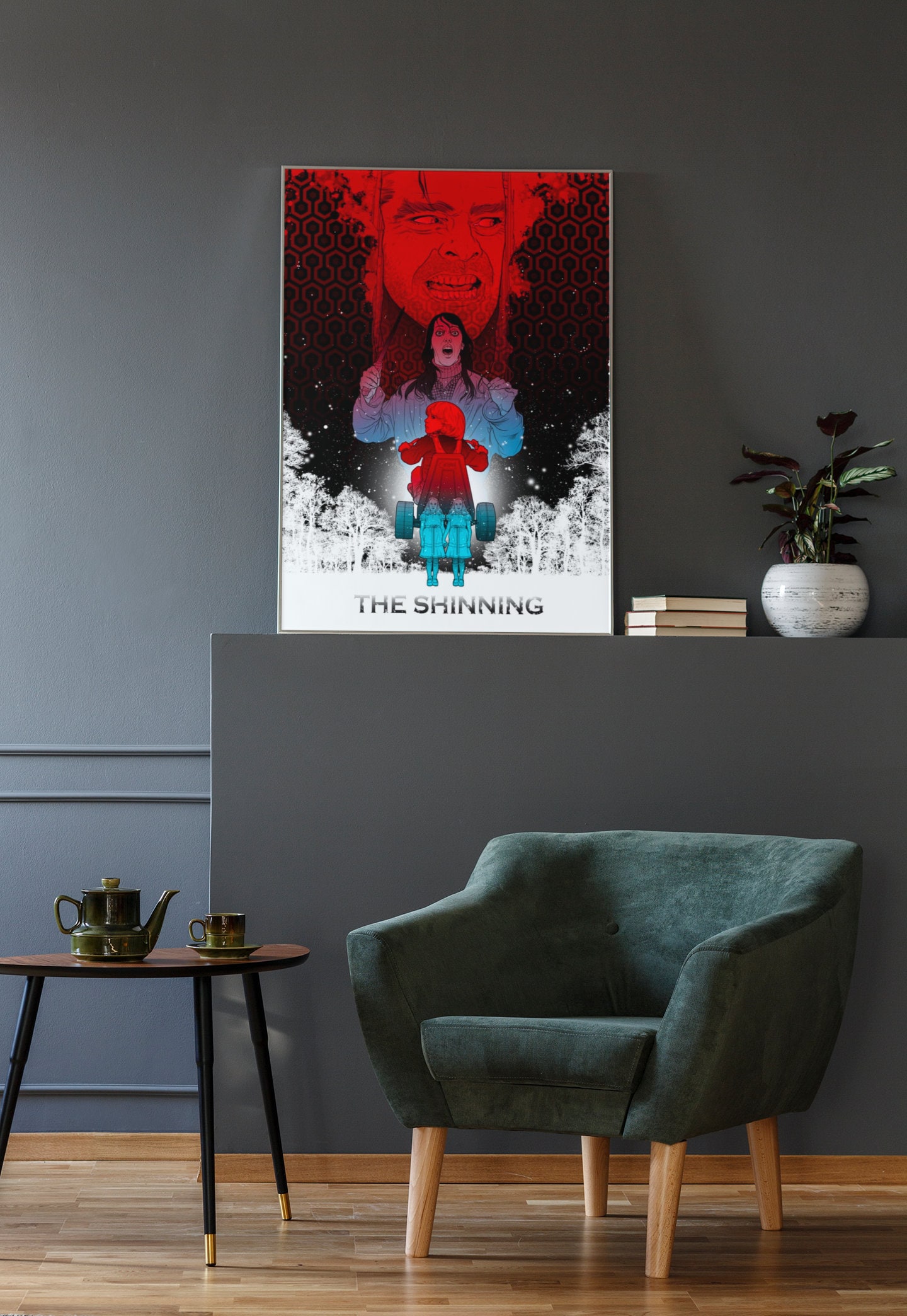 The Shining Movie Poster | The Shining Art Print | Alternative Film Poster | 80s Retro Wall Art ...