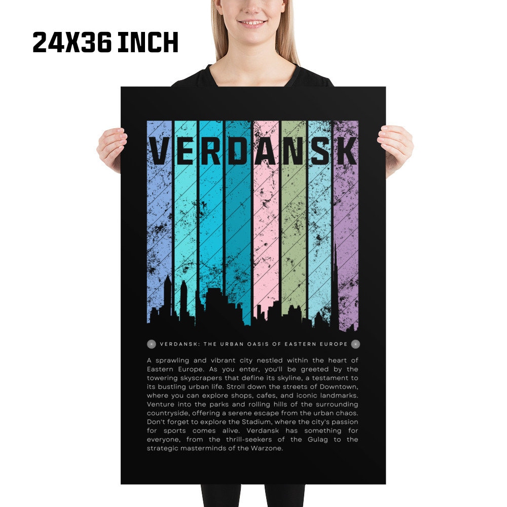 Verdansk Warzone Poster, Call of Duty, Modern Warfare, Military Modern ...