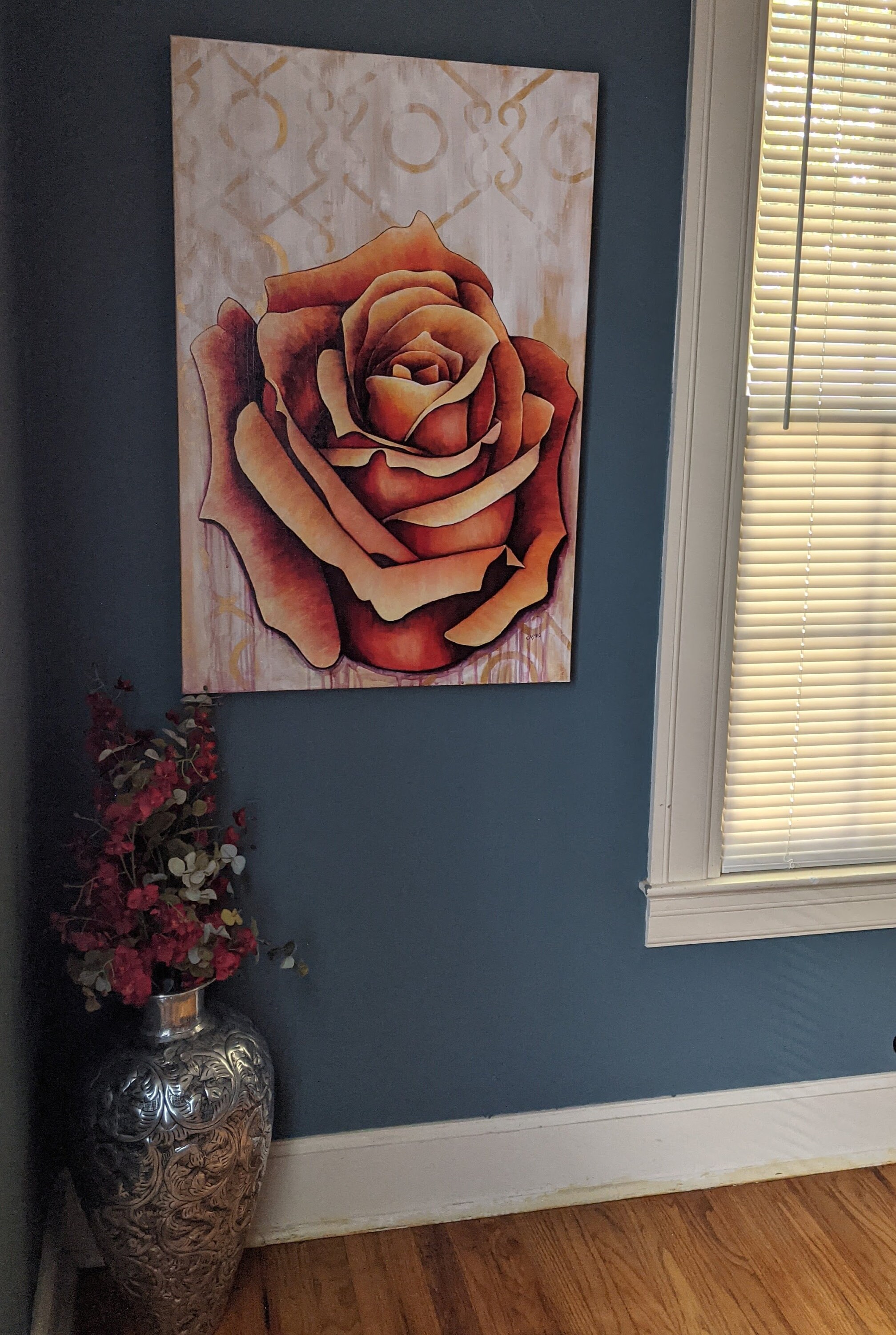 Golden Orange Rose No.1 - Etsy