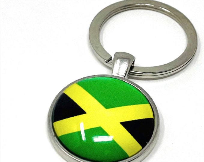 ONE LOVE Rasta Key Chain Keyring Luggage Tag Zipper Pull Bag Jamaican ...