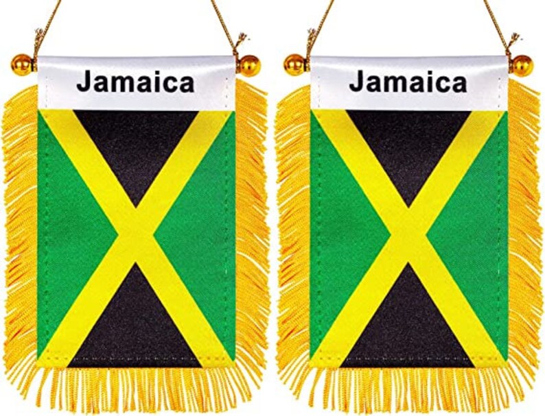 Jamaica Jamaican MINI BANNER FLAG - Etsy