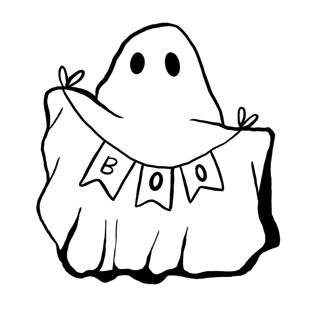Boo to You Needlepoint Stitch Chart PDF | Cross Stitch Chart PDF ...