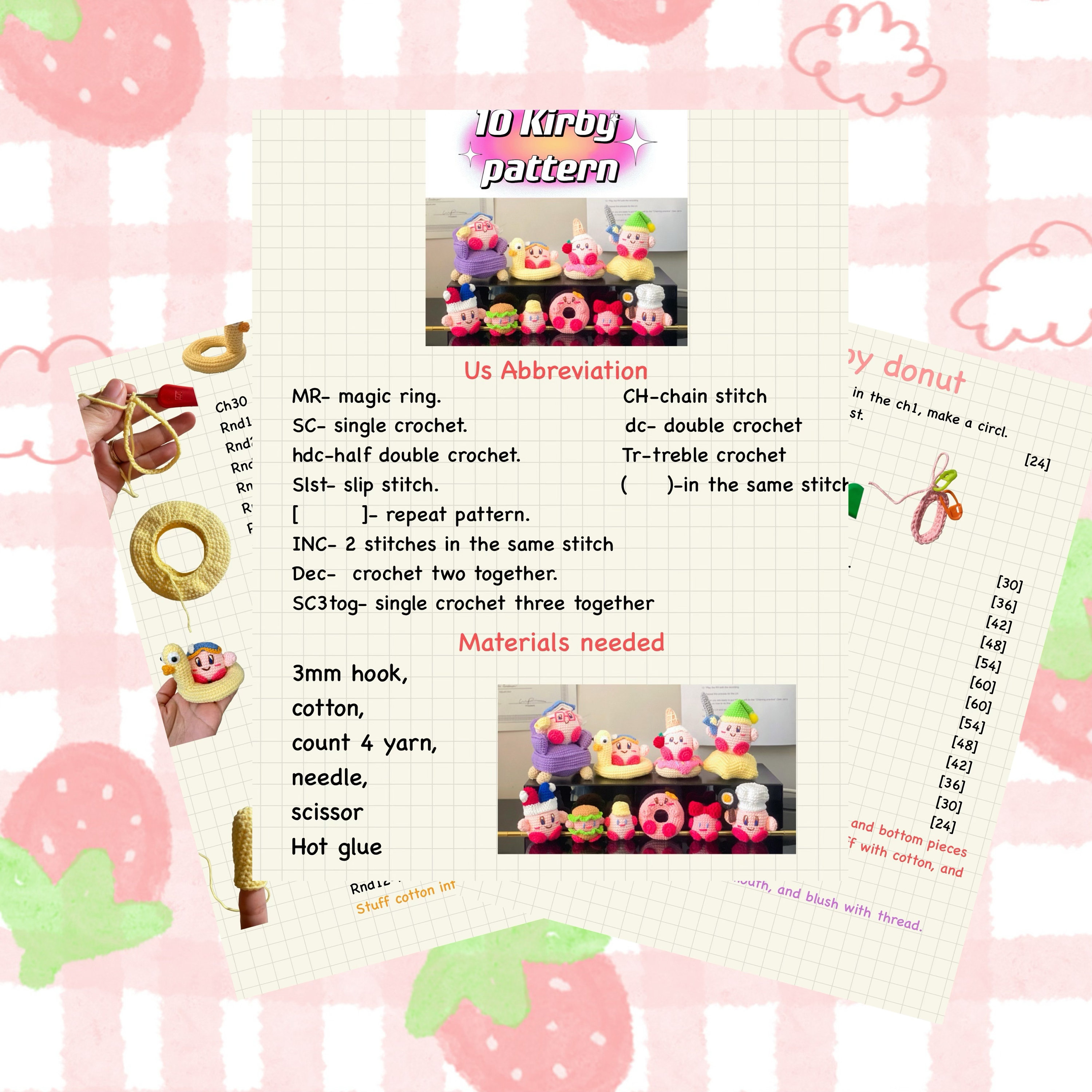 Crochet Kirby Pattern - Etsy