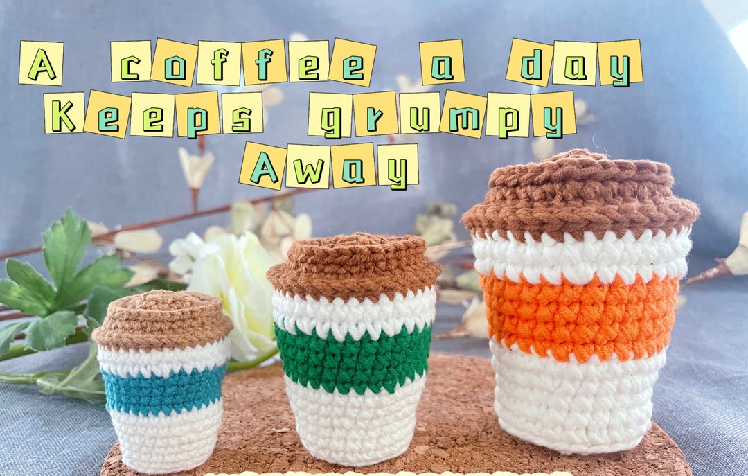 Crochet Coffee Cup Pattern - Etsy